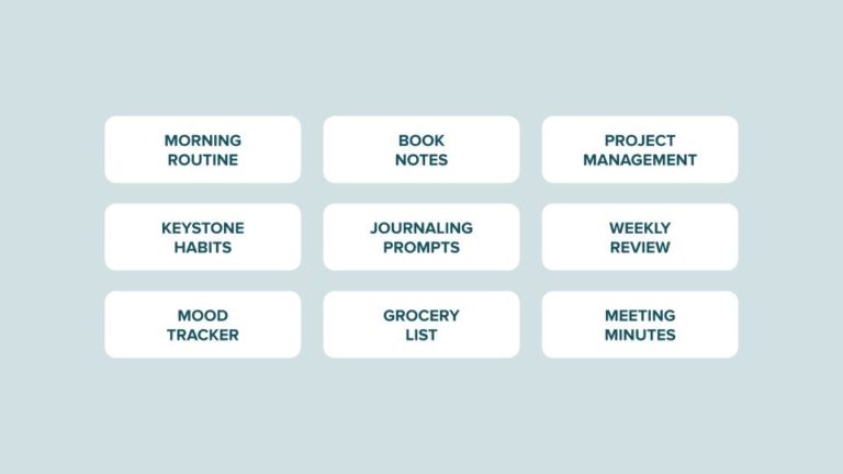 9 useful templates for Roam Research - Ness Labs