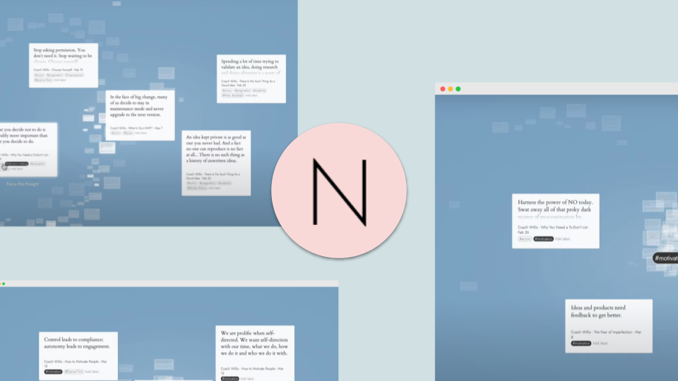 Building a swarm of thoughts with the founders of Napkin - Ness Labs