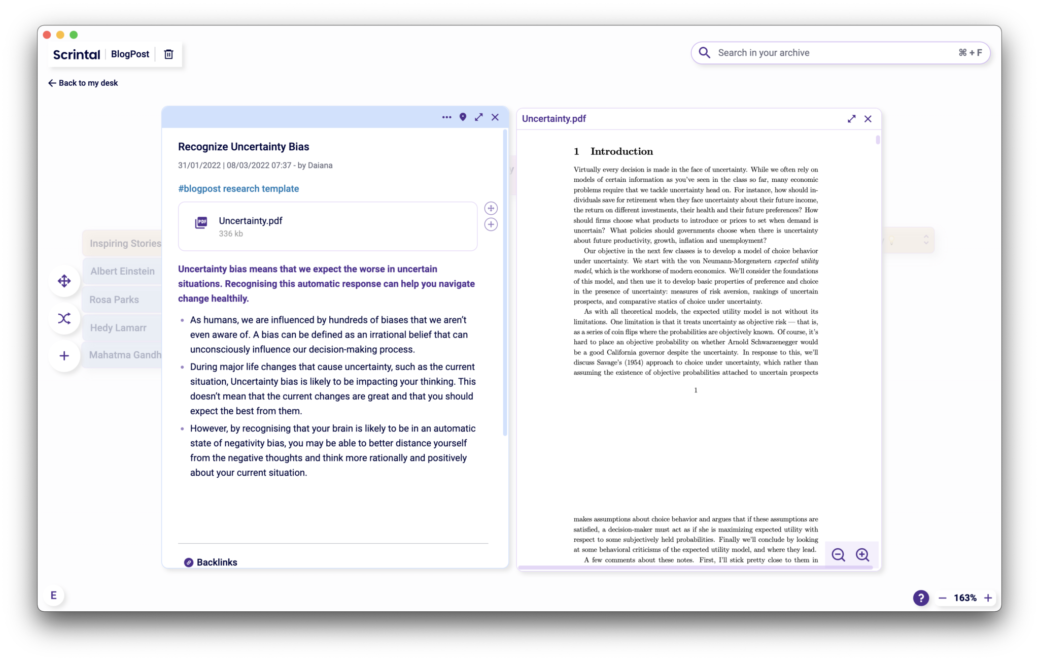 Building your web of knowledge with Scrintal - Ness Labs
