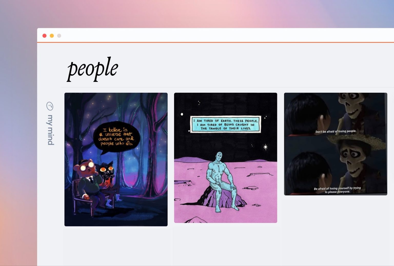 Building an extension of your mind with mymind - Ness Labs