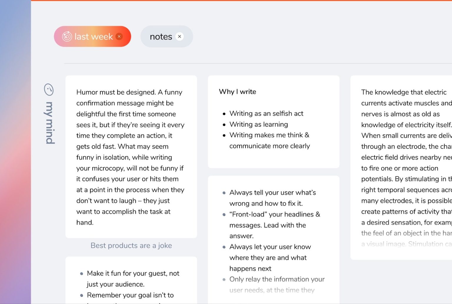 Building an extension of your mind with mymind - Ness Labs