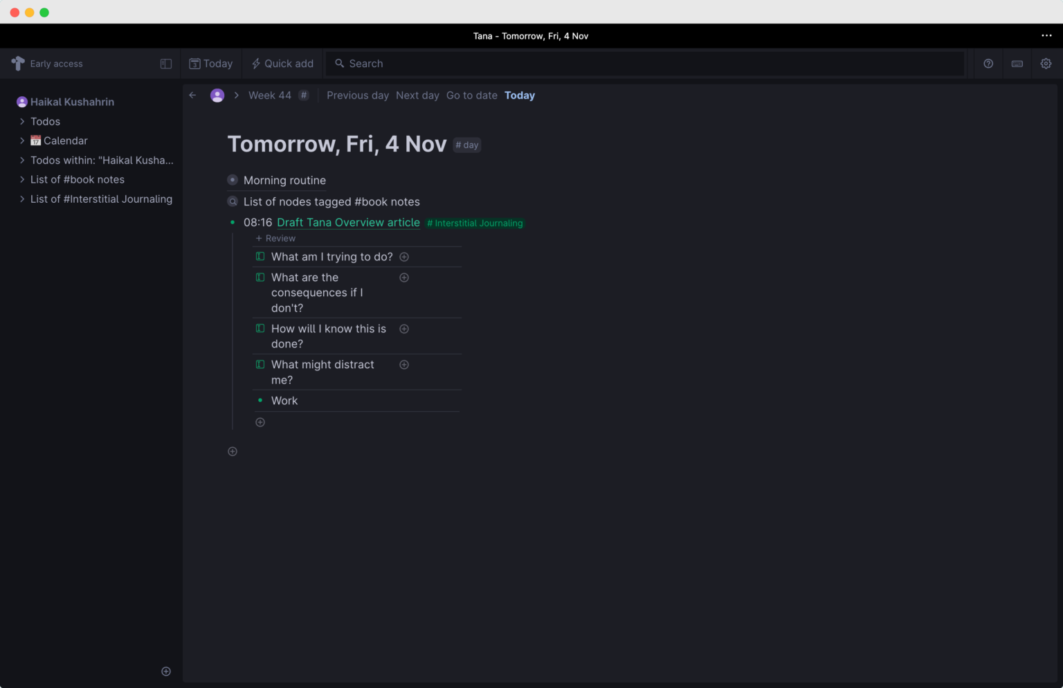 Tana: the all-in-one tool for thought? - Ness Labs
