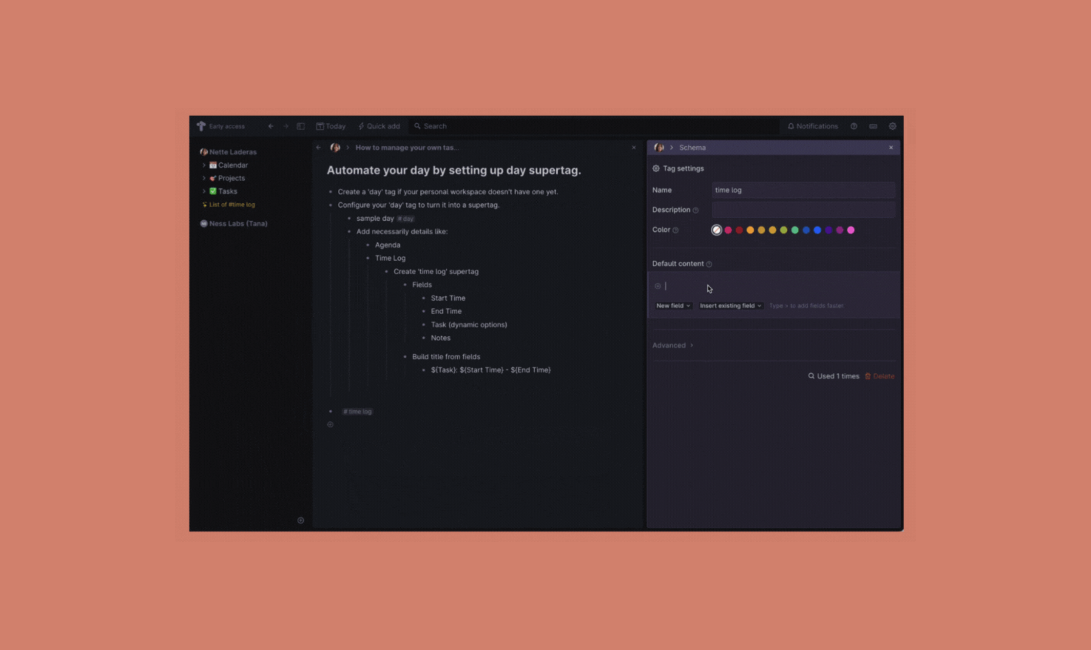 Tutorial: How to manage your tasks with Tana - Ness Labs Tutorial: How to manage your tasks with Tana - Ness Labs