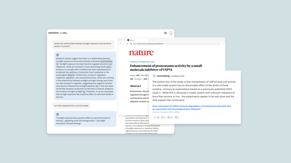 Interview: Better discover and understand scientific articles with Scite