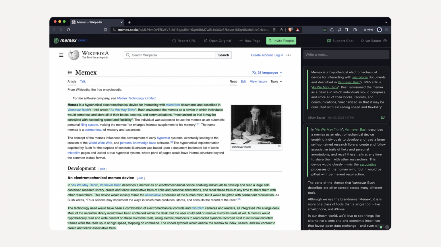 Interview: Your favorite minds as reading copilots with Memex • Ness Labs