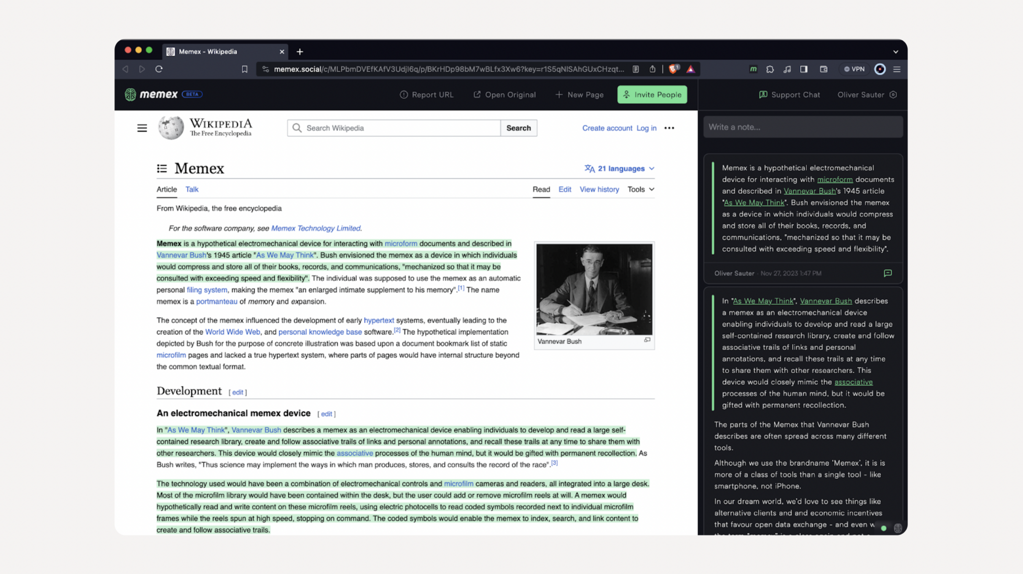 Interview: Your favorite minds as reading copilots with Memex • Ness Labs